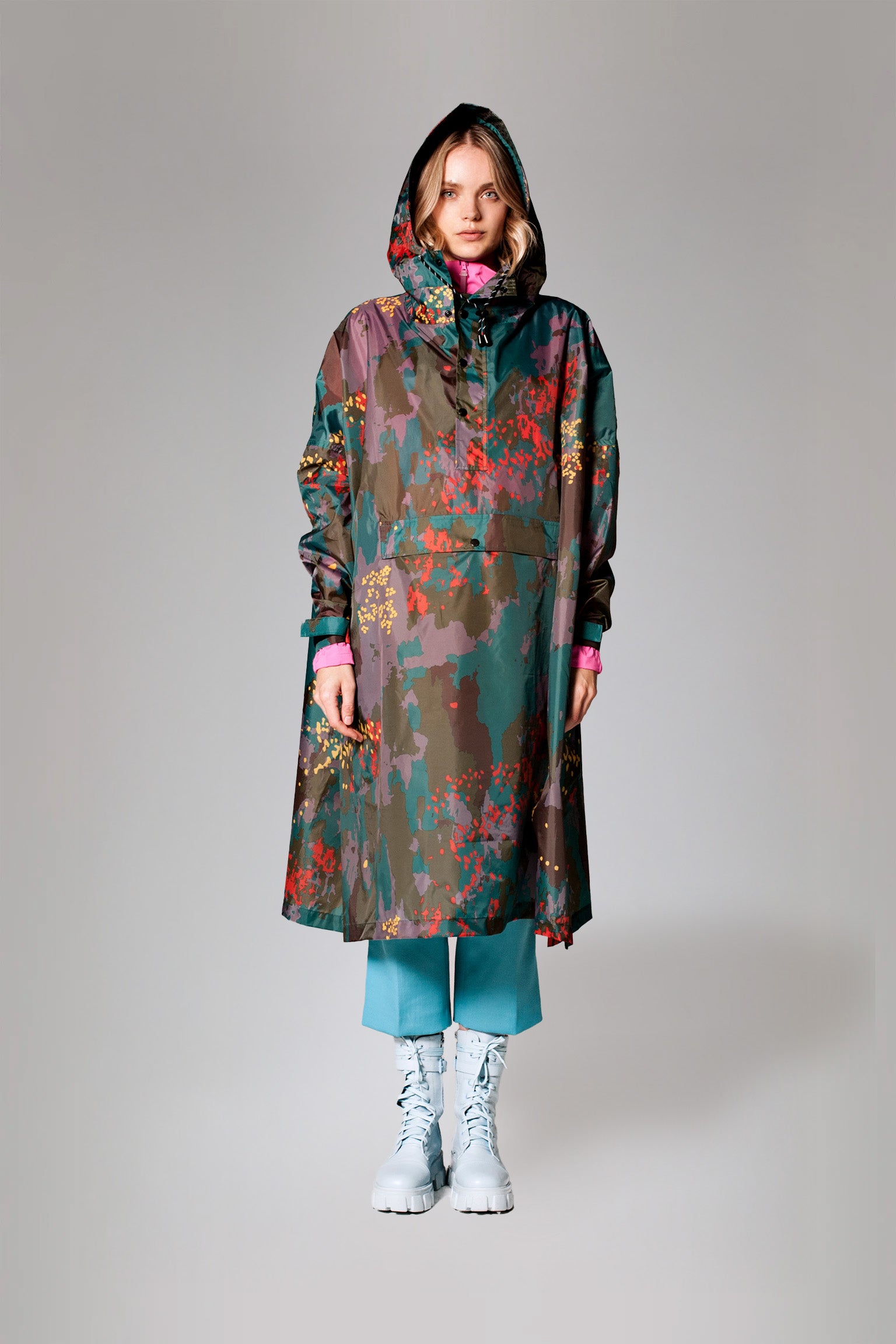 Digi Forest Camo - Rain Poncho – RAINKISS Rainwear